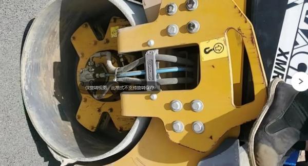Quality High Strength 3500kg Used Road Roller XCMG XMR353E 50 Hz Vibration Frequency for sale