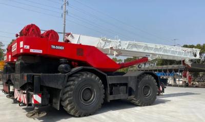 Cina TADANO TR500EX Camion montato gru usata 50t Capacità e 48m di altezza in vendita