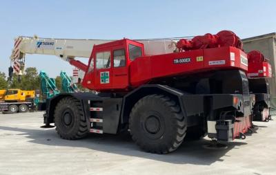 Cina TADANO TR500EX Camion montato gru usata 50t Capacità e 48m di altezza in vendita