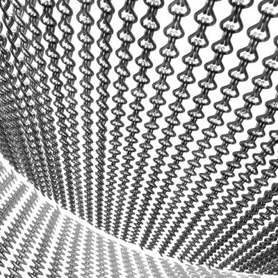 Cina Acciaio inossidabile Mesh Curtain di 1m-3M della tenda a catena di alluminio dell'oro di Dekoration in vendita