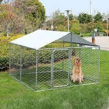 Cina Box resistente all'aperto galvanizzato del cane per i grandi cani in vendita