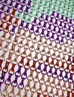 China Rectangle Aluminum Chain Curtain for sale