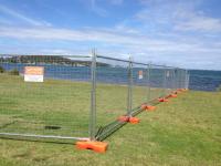 China 12ft Mesh Fence Panels Galvanized Wind Proof Metal Temporary for sale