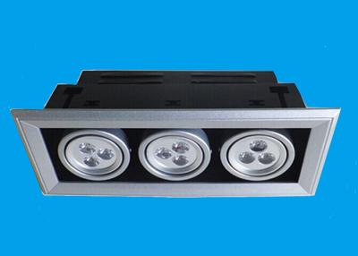 China High Power Home Lighting COB Tri-heads 3 x 30w Led Ceiling Downlights 3000K - 8000K for sale