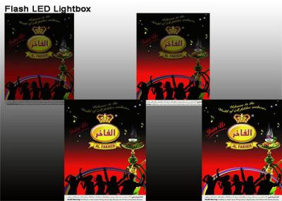 China 6500K / 4500K Large Advertising LED Lighting Box With Aluminium Frame for sale