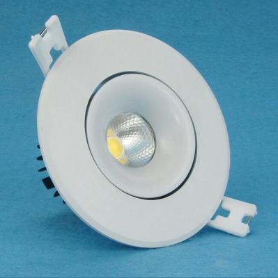 China High Brightness COB Recessed LED Downlights 8W 12W White Electrophoresis Elegant for sale
