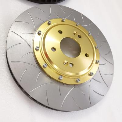 Cina Kia Auto Brake Discs Dragon Slot Disc perforato 355*30mm in vendita