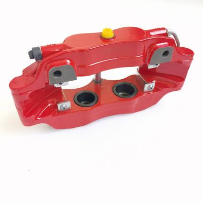 Cina Il calibro rosso AP5200 del freno di 4 vasi misura il rotore del disco del freno di 330*28mm in vendita