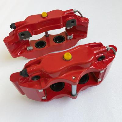 Cina Il calibro rosso AP5200 del freno di 4 vasi misura il rotore del disco del freno di 330*28mm in vendita
