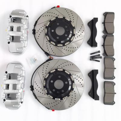 Cina Disco della scanalatura perforato 390*36mm di Kit With del freno del vaso AP8520 6 per il Tesla Model 3 in vendita