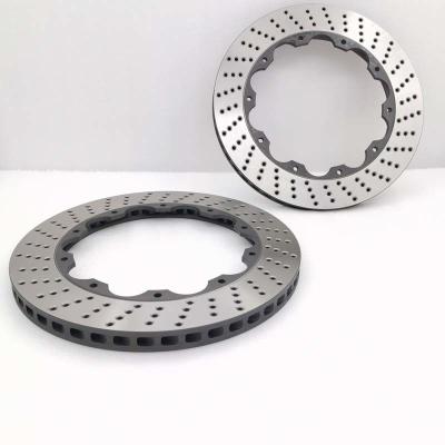 Cina il disco 400*28mm del freno di ruota dell'automobile 2pcs ha perforato il rotore Gray Cast Iron in vendita