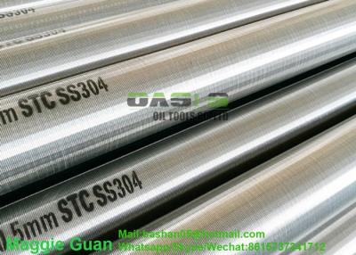 China Johnson stainless steel Slot Continuous screen for sand control (customized) for sale