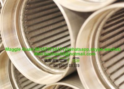 China Wholesale Standard Stainless Steel 304 Johnson Screen/Wire Wrapped Screen pipe for Filtration Industry for sale