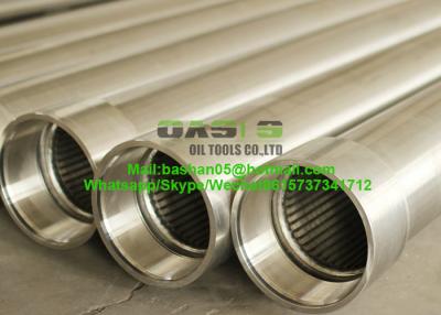 China johnson v wire water well screen water well sand slotted screen for sale