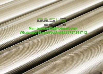 China 8 inch water well screen slotted pipe Johnson wedge wire screen pipe for sale