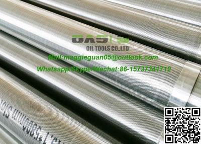 China Oasis stainless steel 304 v wire Johnson wedge water well sand pipe for sale