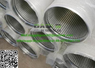 China stainless steel screen Pipe Solid-liquid separation water well screen for sale