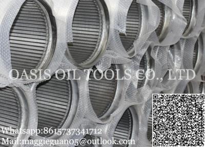 China stainless steel water well strainer pipe/Johnson screens factory distributors for drilling well service for sale