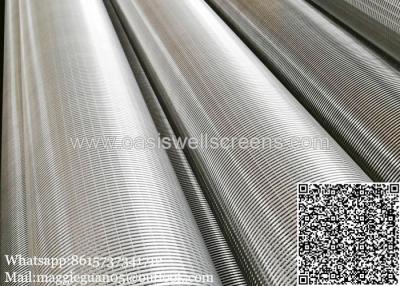 China johnson screens wire wrapped screen pipe used for water filter for sale