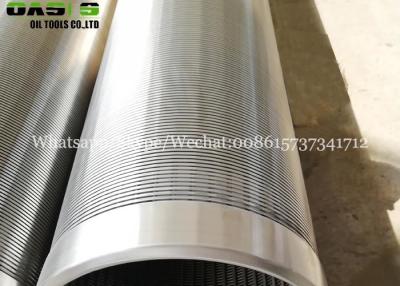 China Oasis supply 304 316 Slotted V wedge Wire Screen Tube with best quality and competitive price for sale