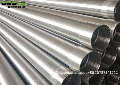 China Wedge Wire Stainless Steel Screen water filter well screen pipes for water well drilling for sale