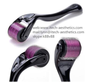 China 0.2mm-3.0mm 540 Microneedle Derma Roller Micro Needles Skin Scar Therapy Machine for sale