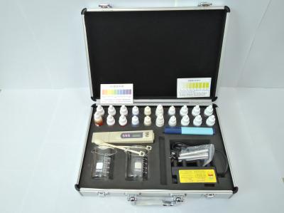 China good quality aluminiumn water quality test kit with tds mineral meter, electrolyzer for sale