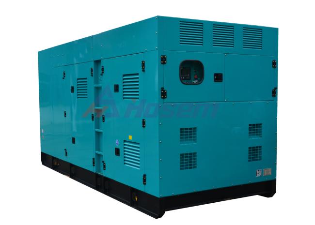 500kVA Doosan Diesel Generator Set for Factory , Soundproof Diesel Generator