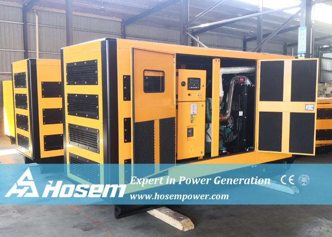 야외 노란 집 200kVA 쿠민스 발전기 세트 6CTA8.3G1