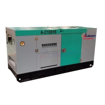 Китай Электрический дизельный генератор Cummins 91кВА 73кВт с бесбрюшевым генератором IP23 продается