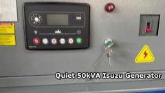 50kVA Diesel Generator Powered by Isuzu