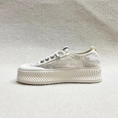 Cina Calzature da donna casual con superficie traspirante e pizzo in vendita