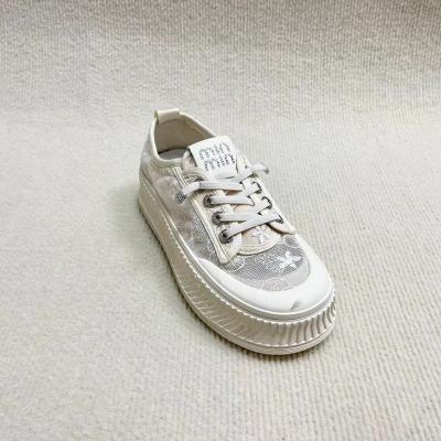 Cina Calzature da donna casual con superficie traspirante e pizzo in vendita