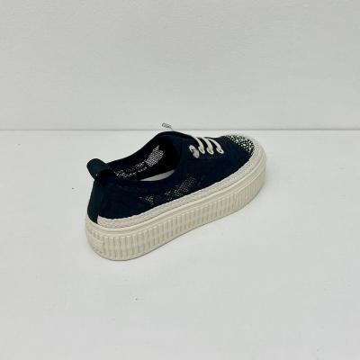 China Vrouwen troost ademend espadrilles met net boven en parel laag gesneden Te koop
