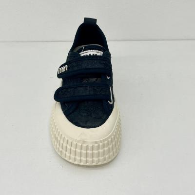 China Espadrilles Plattform Leinwand Trainer Frauen ODM Schwarze Leinwand Sneakers Frauen zu verkaufen