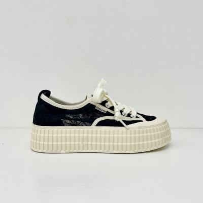 Cina Calzature da canvas in PU Mid Top Donna Espadrilles Calzature da canvas per donna in vendita