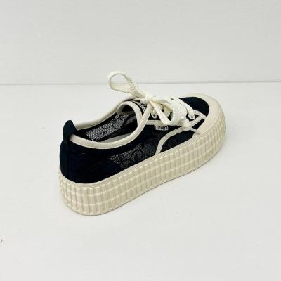 Cina Calzature da canvas in PU Mid Top Donna Espadrilles Calzature da canvas per donna in vendita