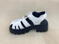 China Thick Soled White Platform Sandals TPR Comfortable Platform Sandals for sale