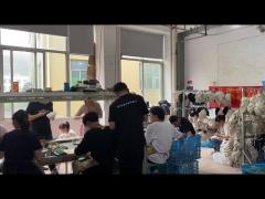 Sandali da piattaforma di pelle femminile nera