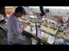 Moda Piattaforma di velluto nero Sandali superficie luminosa estate