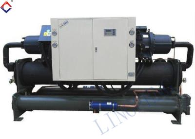China A água da eficiência refrigerou o refrigerador 135KW do parafuso para refrigerar industrial à venda
