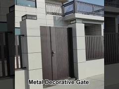 Cancello decorativo in metallo