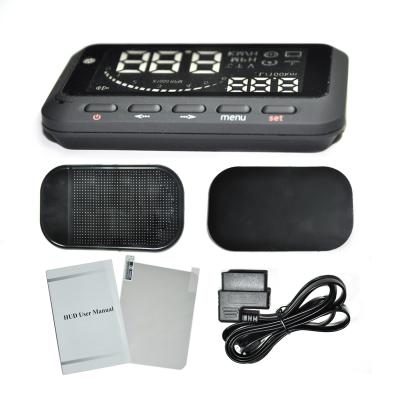 China Car HUD 2 Vehicle-mounted Head up Display System OBD Projection Display for sale