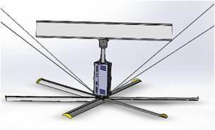 Industrial Class Hvls Fan with Aluminum Alloy Blades