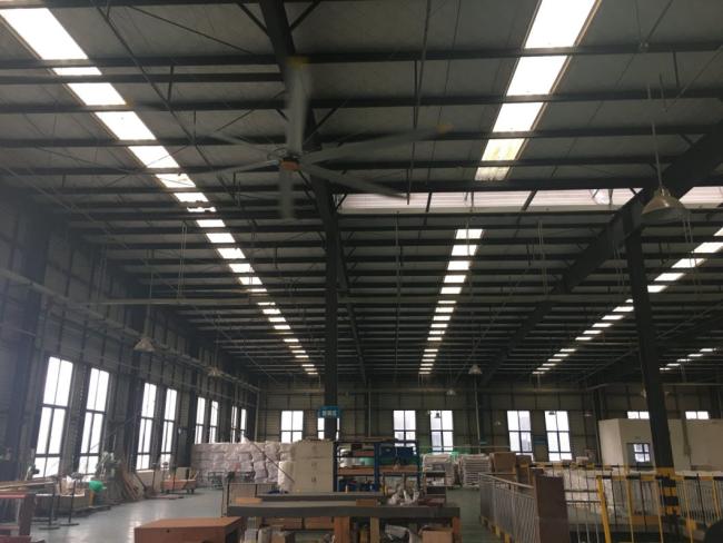 Button Control Fast Adjust Indoor Air Hvls Fan for Gymnasium Ventilation