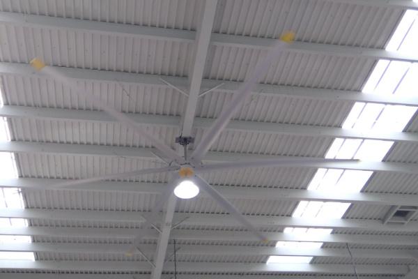 1.5kw Cooling Air Cooler Hvls Industrial Ceiling Fan with Permanent Magnet Electric Motor for Factory Public Place