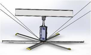 Large Industrial Ventilation Ceiling Fan