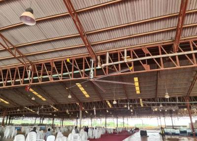 China Horizontal Air Cooler HVLS Ceiling Fan 24 Foot Industrial Ceiling Fan ODM for sale