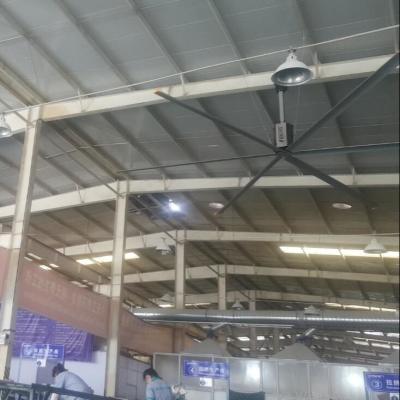 China fãs de teto industriais de uma extra grande HVLS de 16 pés 58rpm Pmsm para o armazém e a fábrica à venda