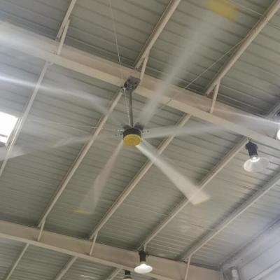 China fãs de teto industriais de uma extra grande HVLS de 16 pés 58rpm Pmsm para o armazém e a fábrica à venda